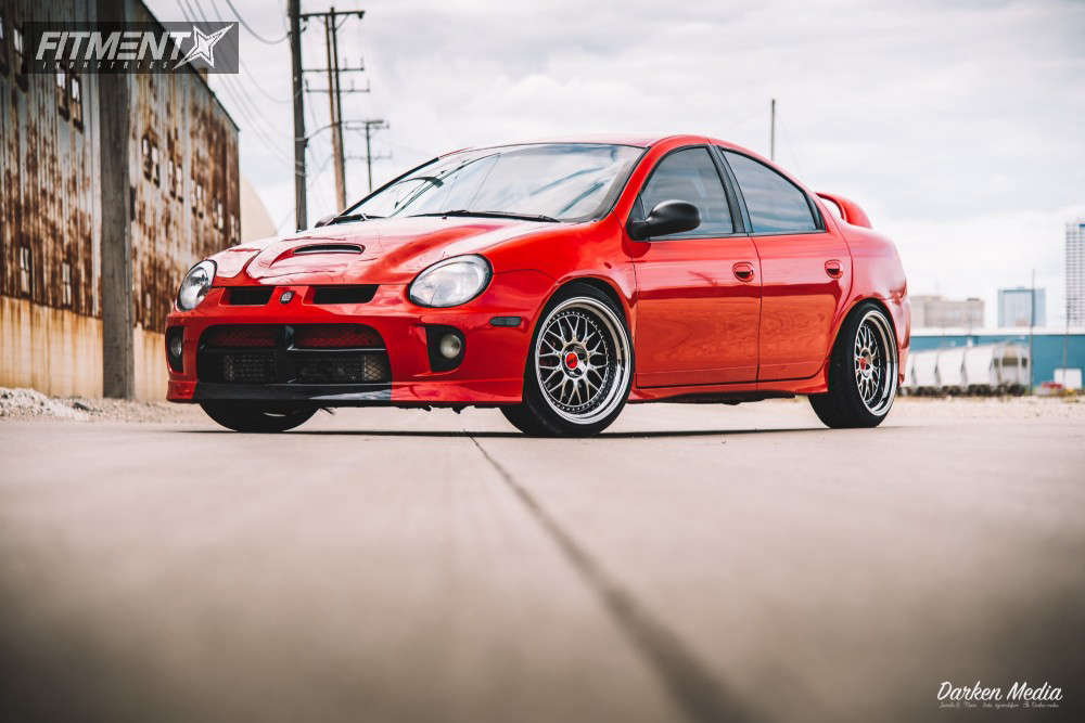 2005 Dodge Neon with 18x9.5 ESR Sr01 and Nitto 215x40 on Coilovers ...
