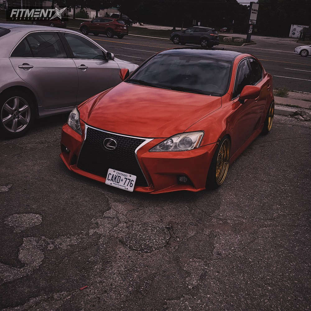 2007 Lexus IS250 with 18x9.5 Aodhan Ds03 and Nankang 215x35 on ...