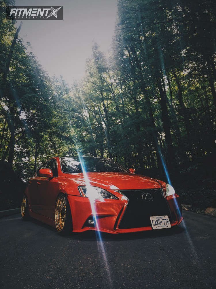 2007 Lexus IS250 with 18x9.5 Aodhan Ds03 and Nankang 215x35 on ...