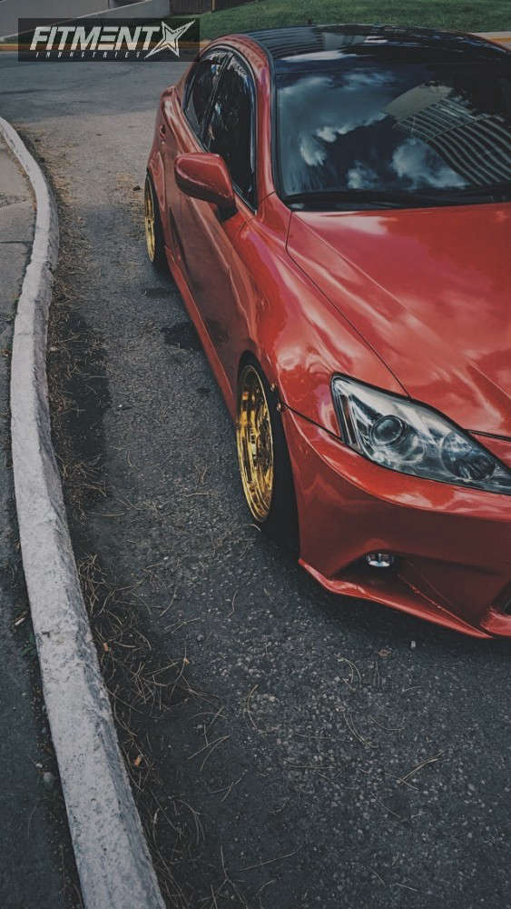 2007 Lexus IS250 with 18x9.5 Aodhan Ds03 and Nankang 215x35 on ...