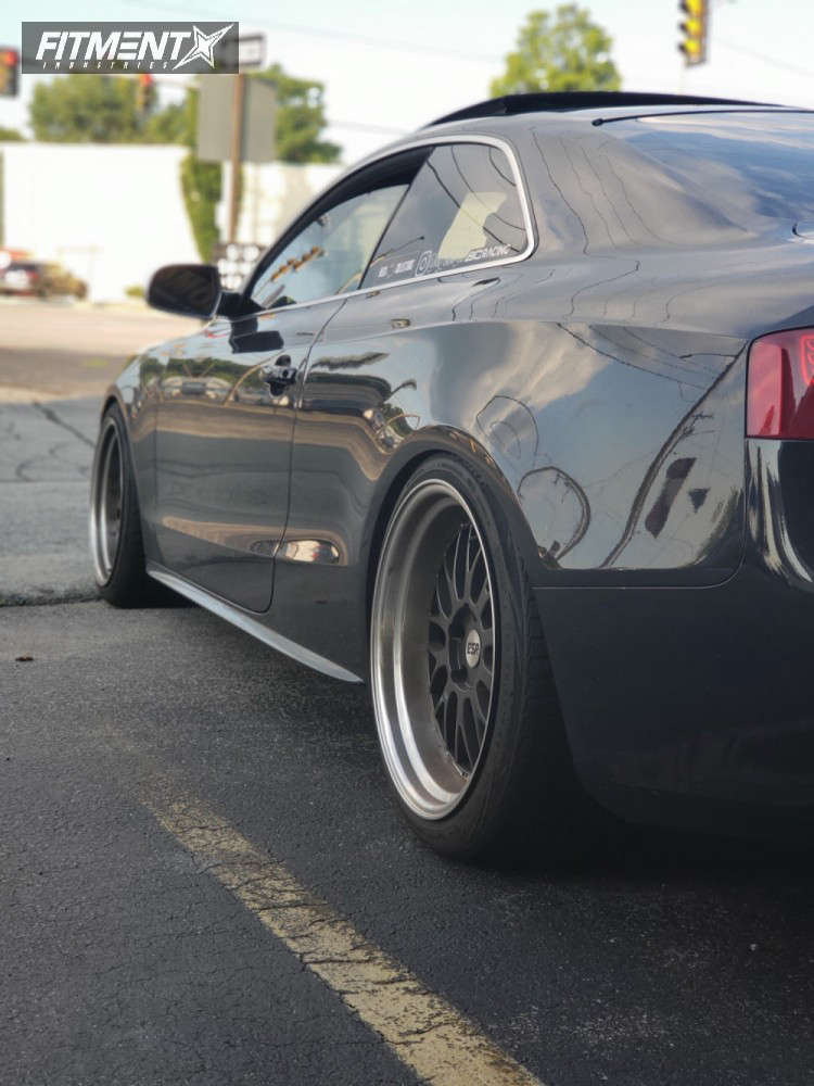 2012 Audi S5 with 19x10.5 ESR Sr05 and Achilles 255x35 on Coilovers ...