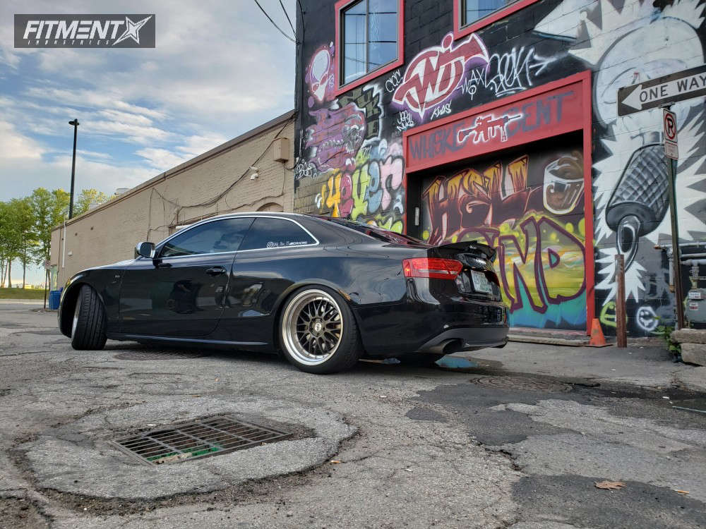 2012 Audi S5 with 19x10.5 ESR Sr05 and Achilles 255x35 on Coilovers ...