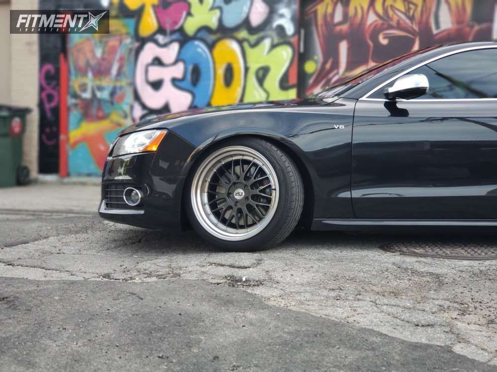 2012 Audi S5 with 19x10.5 ESR Sr05 and Achilles 255x35 on Coilovers ...