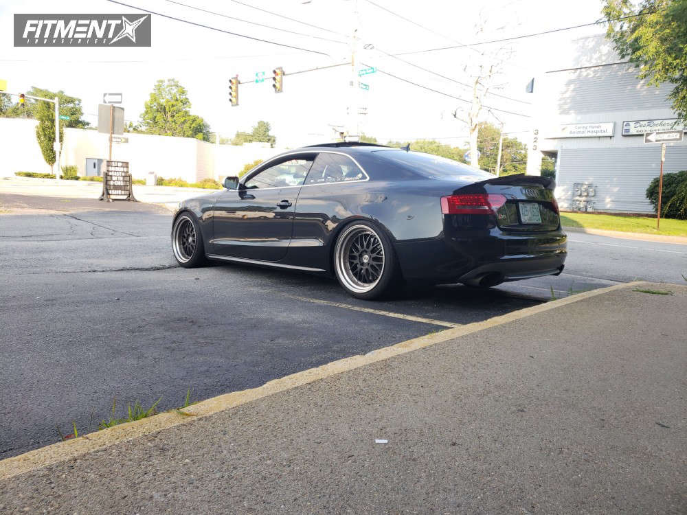 2012 Audi S5 with 19x10.5 ESR Sr05 and Achilles 255x35 on Coilovers ...