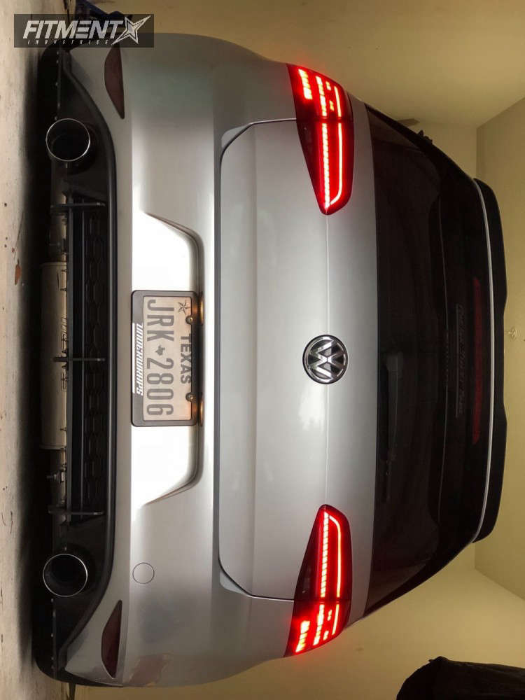 2016 Volkswagen GTI with 18x9 Enkei RPF1 and Firestone 225x35 on Air ...