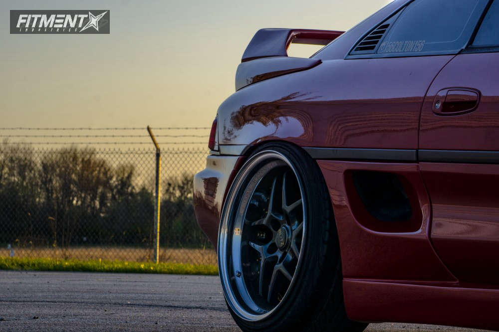 1992 Toyota MR2 with 18x9 Blitz Type 03 and Yokohama 215x35 on ...