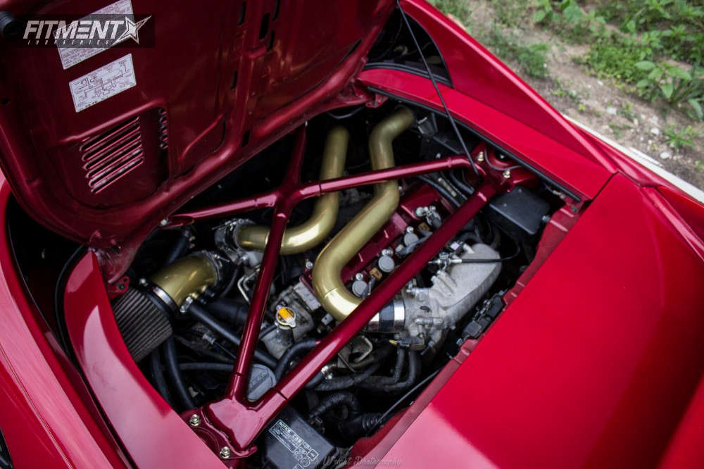 1992 Toyota MR2 with 18x9 Blitz Type 03 and Yokohama 215x35 on ...