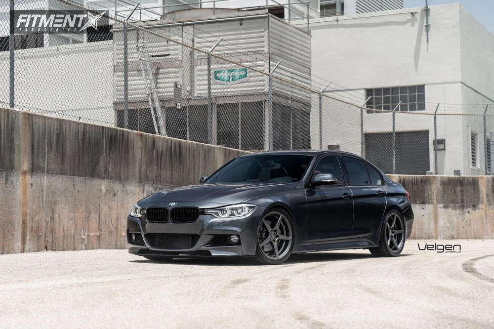 2016 BMW 340i with 19x8.5 Velgen Classic5 and Hankook 255x35 on ...