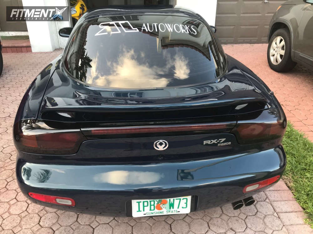 1994 Mazda RX-7 with 18x8 Niche Misano and Nitto 225x40 on Coilovers ...