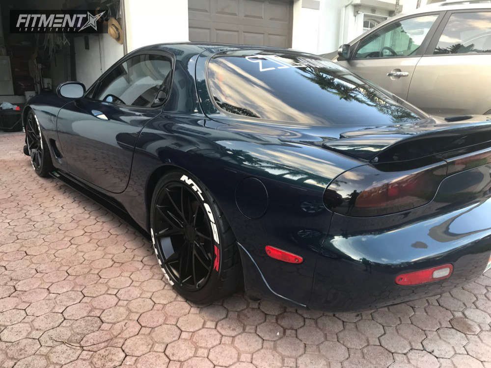 1994 Mazda RX-7 with 18x8 Niche Misano and Nitto 225x40 on Coilovers ...