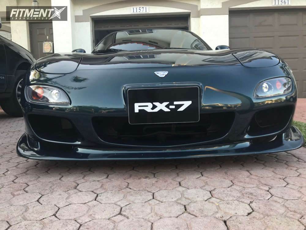 1994 Mazda RX-7 with 18x8 Niche Misano and Nitto 225x40 on Coilovers ...