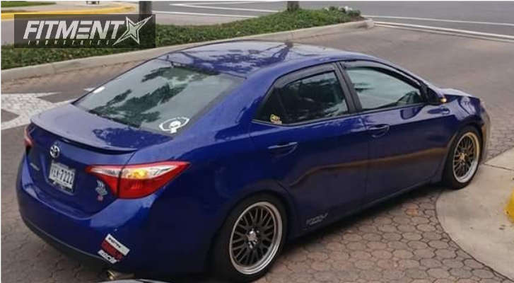2016 Toyota Corolla with 17x8 XXR 531 and BFGoodrich 215x35 on Lowering ...