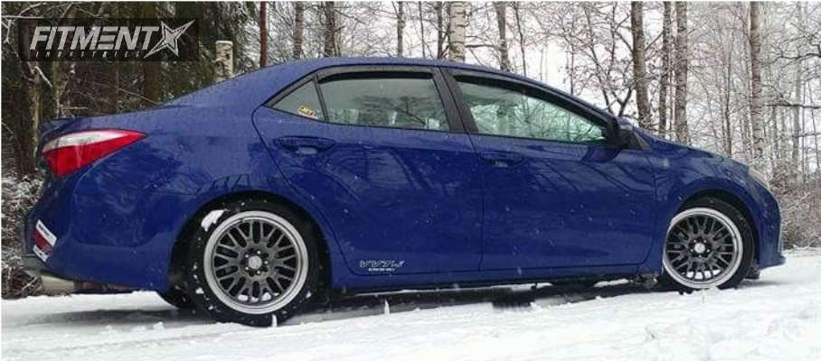 2016 Toyota Corolla with 17x8 XXR 531 and BFGoodrich 215x35 on Lowering ...