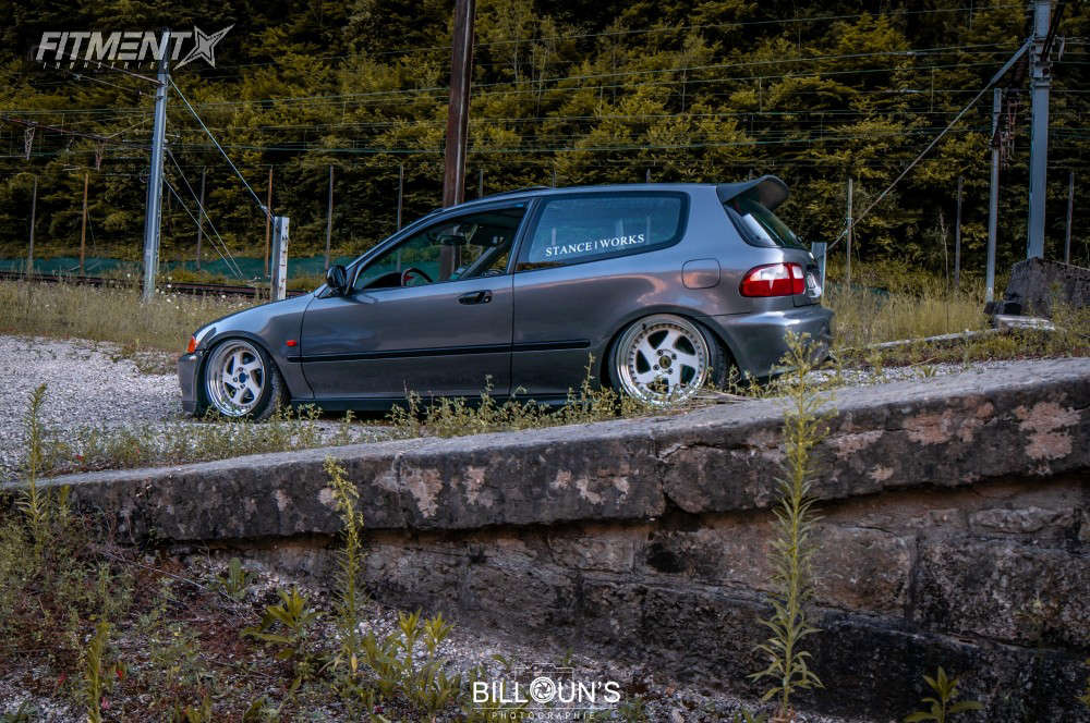 1992 Honda Civic with 16x8 AVID1 AV19 and Falken 195x40 on Coilovers ...