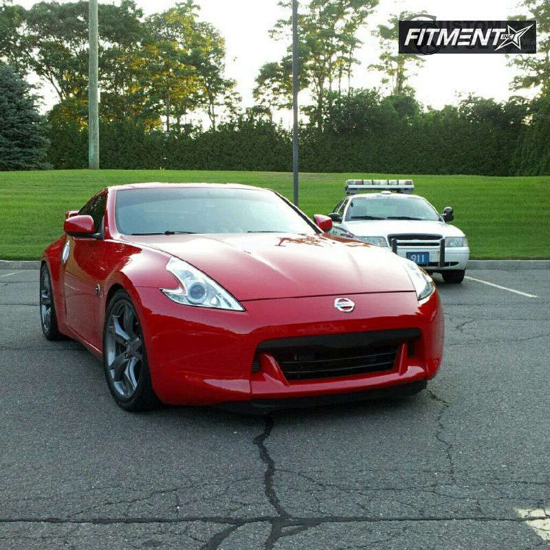 2011 Nissan 370Z 2dr Coupe (3.7L 6cyl 6M) with 19x9 Rays Engineering ...