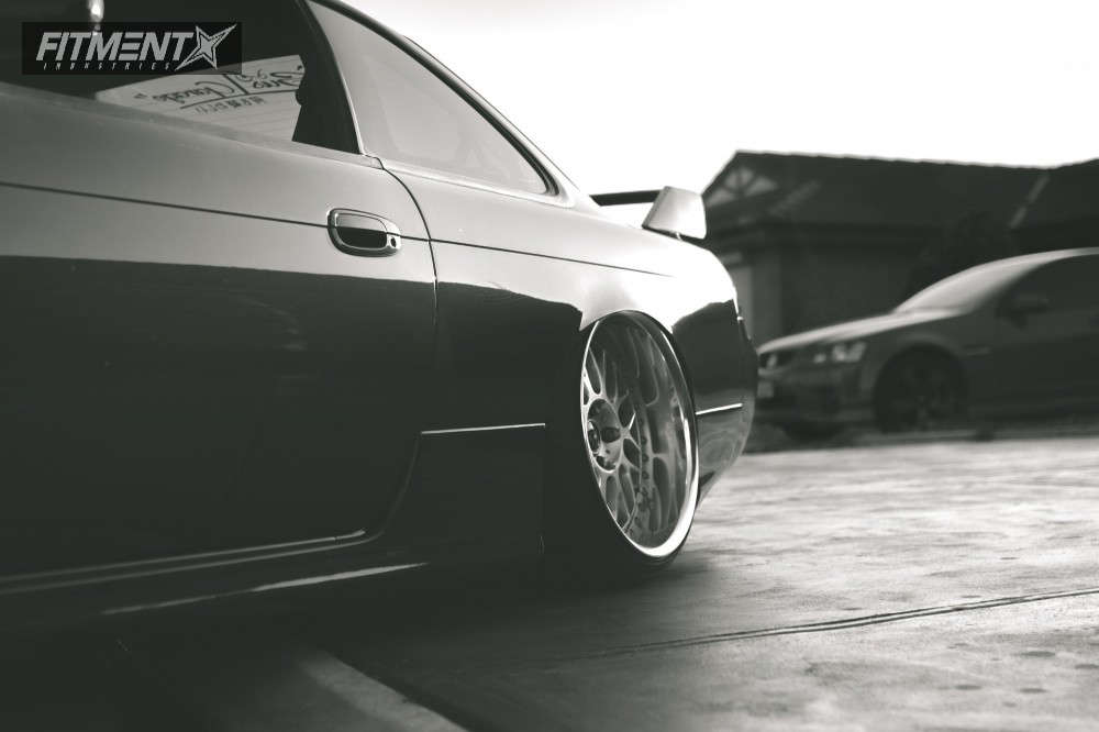 1998 Nissan S14 with 18x9 Work VS XX and Accelera 215x35 on Coilovers ...