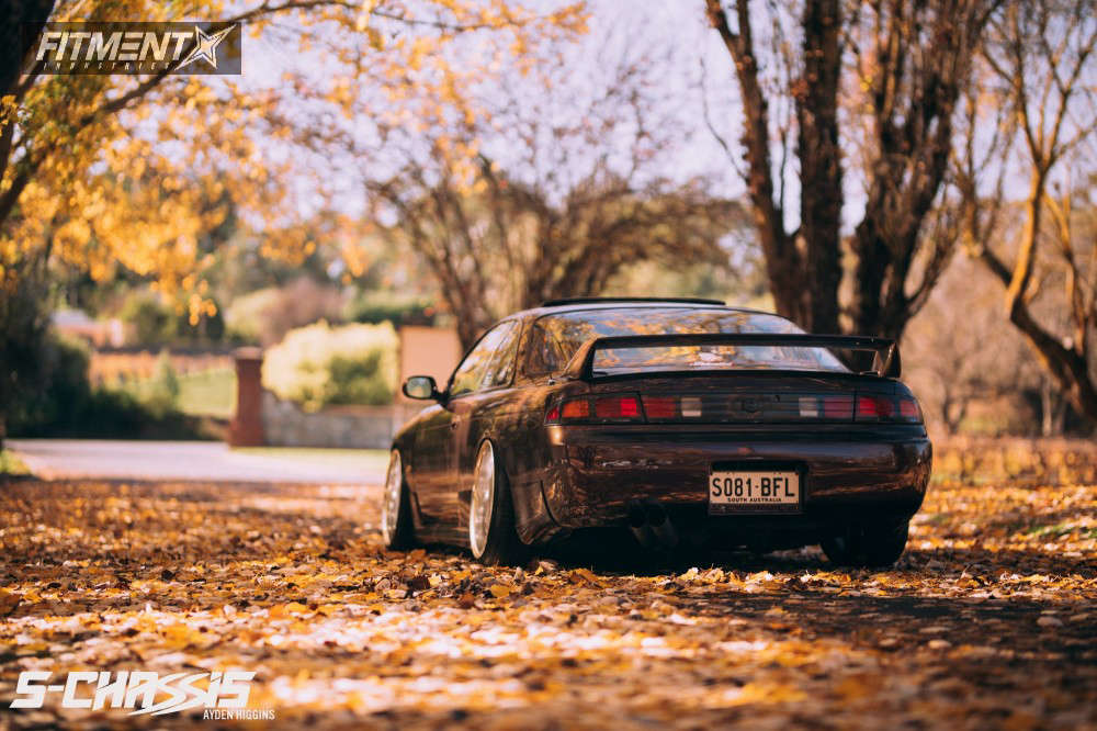 1998 Nissan S14 with 18x9 Work VS XX and Accelera 215x35 on Coilovers ...