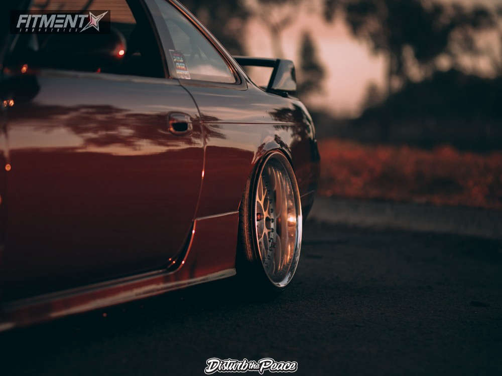 1998 Nissan S14 with 18x9 Work VS XX and Accelera 215x35 on Coilovers ...