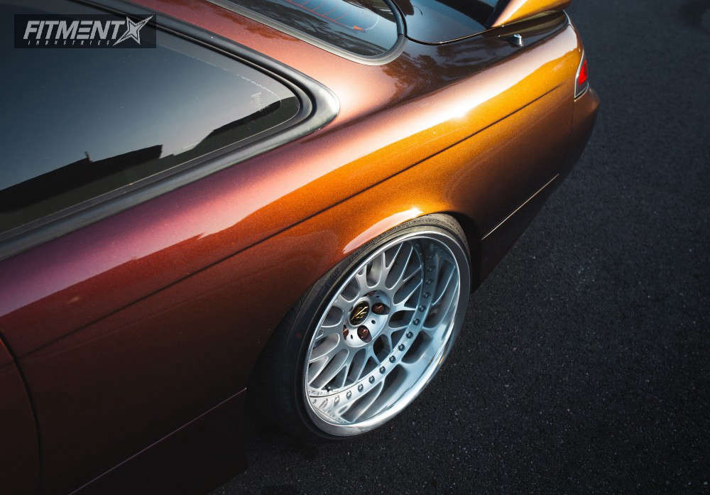 1998 Nissan S14 with 18x9 Work VS XX and Accelera 215x35 on Coilovers ...