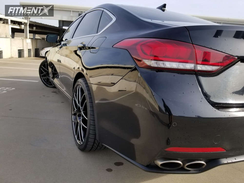 2015 Hyundai Genesis with 20x8.5 FK Ethos RT-7M and Nitto 255x35 on ...