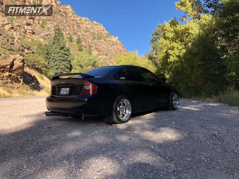 2006 Subaru Legacy GT with 18x9.5 ESR SR06 and Hankook 225x40 on ...