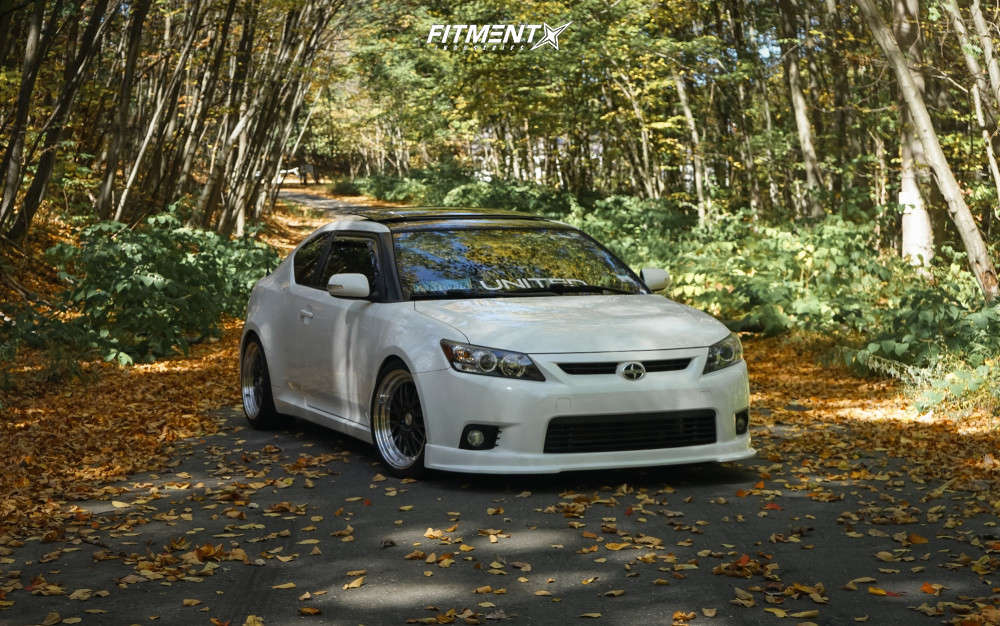 2012 Scion TC Base with 18x8.5 ESR Sr05 and Fuzion 225x40 on Coilovers ...