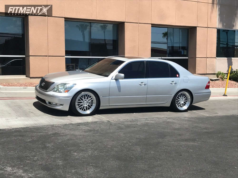 2006 Lexus LS430 with 19x8.5 Varrstoen Es1 and Yokohama 235x40 on ...