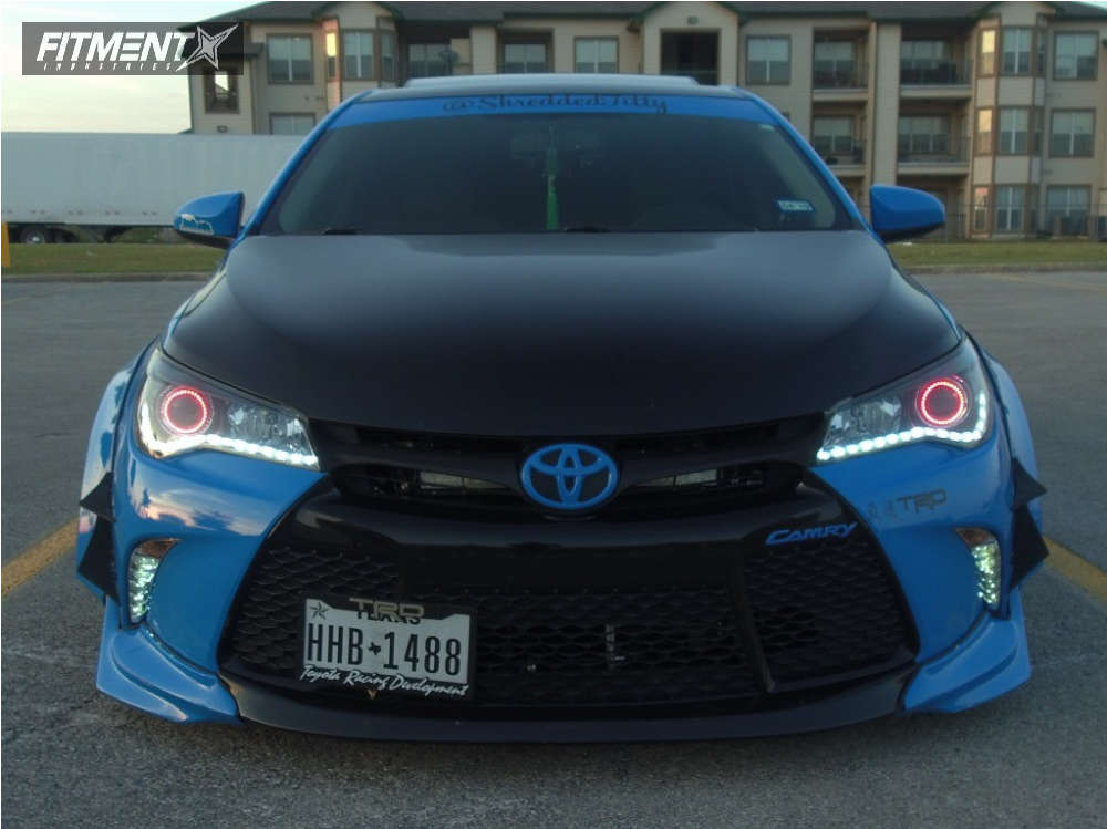 2016 Toyota Camry with 19x9.5 ESR Sr06 and Achilles 215x35 on Coilovers ...