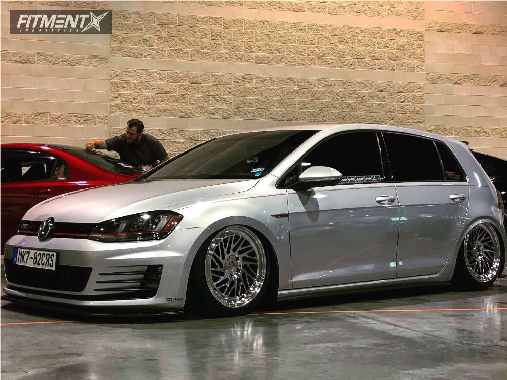 2016 Volkswagen GTI with 18x8.5 Regen5 R30 and Firestone 225x40 on Air ...