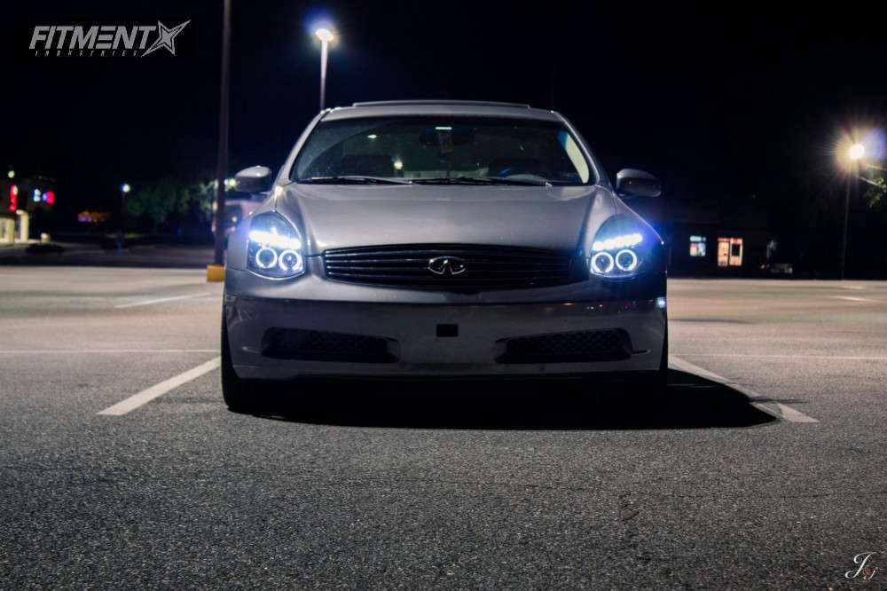 2004 INFINITI G35 Rwd 2dr Coupe w/Leather (3.5L 6cyl 6M) with 19x9.5 ...