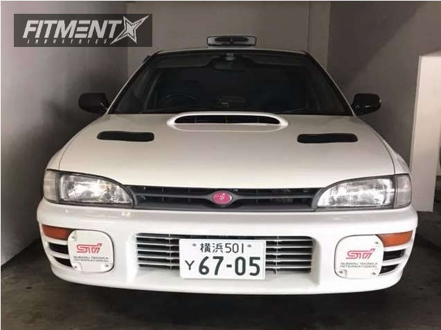 1995 Subaru WRX STI Base with 17x7 OZ Racing Prodrive and BFGoodrich ...