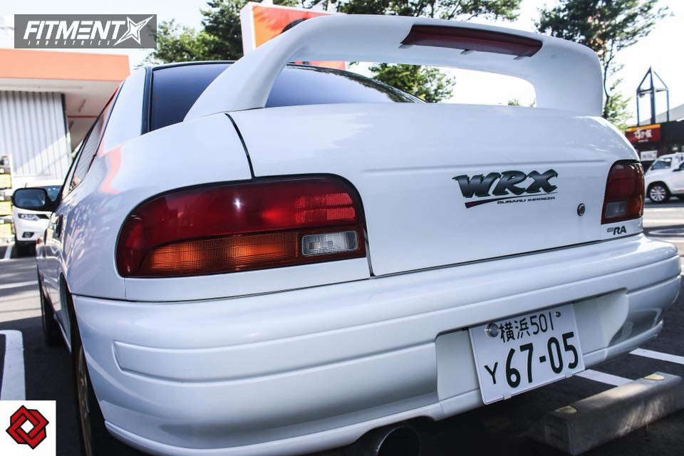 1995 Subaru WRX STI Base with 17x7 OZ Racing Prodrive and BFGoodrich ...