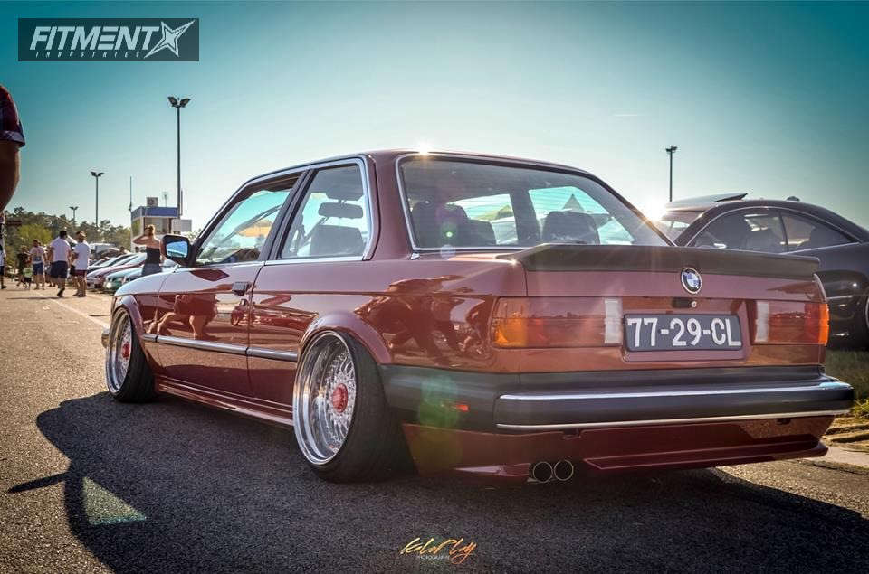 1984 BMW 325is Base with 17x8.75 BBS Rs and Nankang 195x40 on Air ...