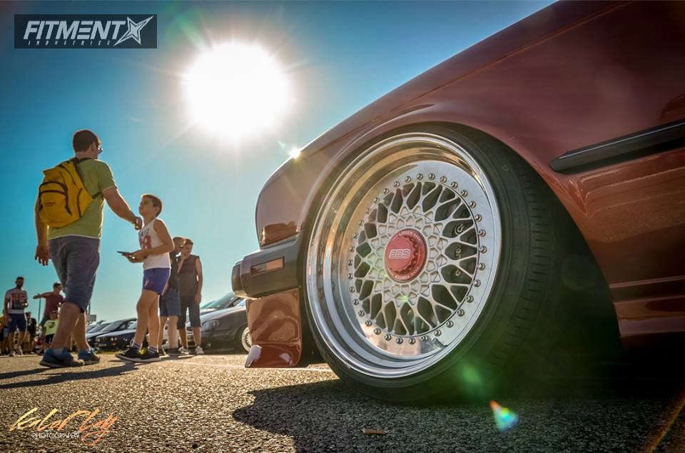 1984 BMW 325is Base with 17x8.75 BBS Rs and Nankang 195x40 on Air ...