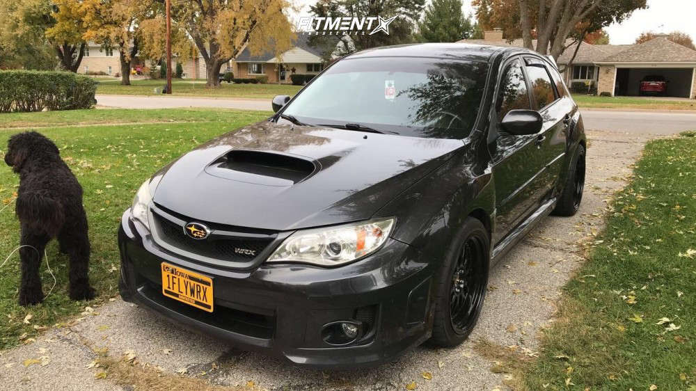 2012 Subaru WRX Base with 18x9.5 ESR Sr01 and Dunlop 265x35 on ...