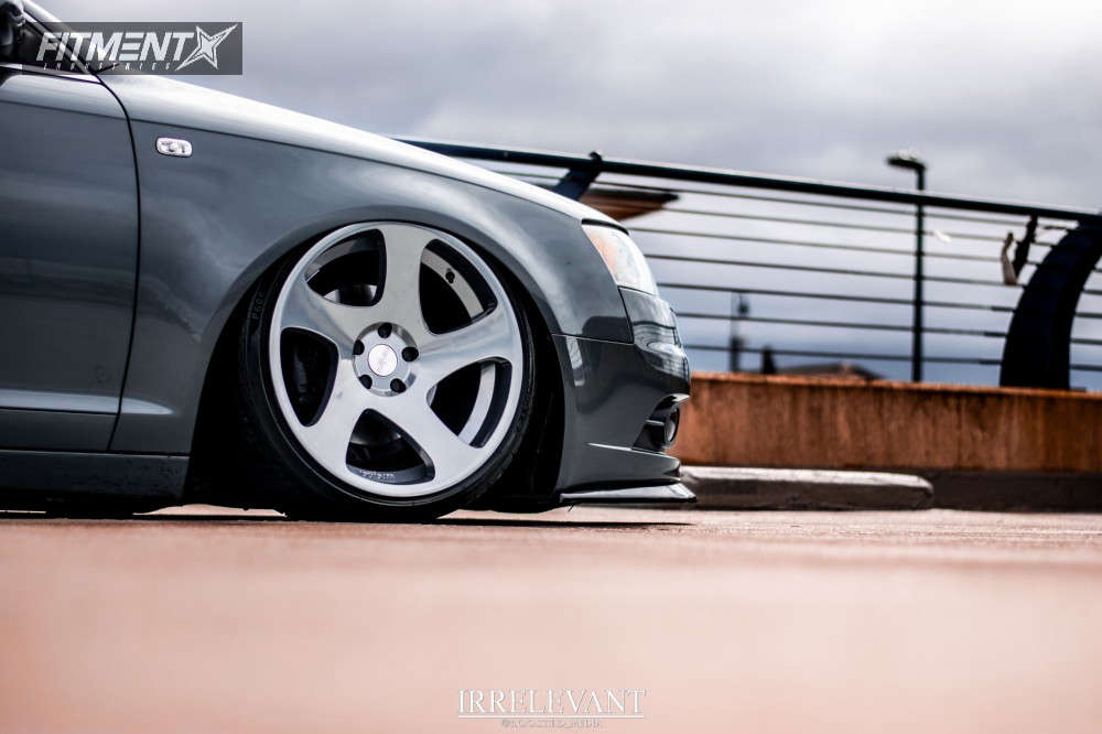 2006 Audi A6 with 19x10 Rotiform Tmb and Nankang 235x35 on Air ...