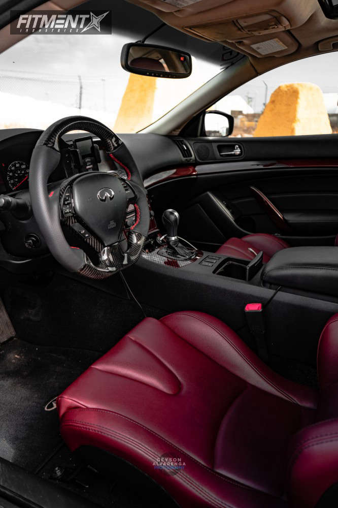 2008 INFINITI G37 with 19x9.5 Work Emotion Cr Kiwami and Michelin ...