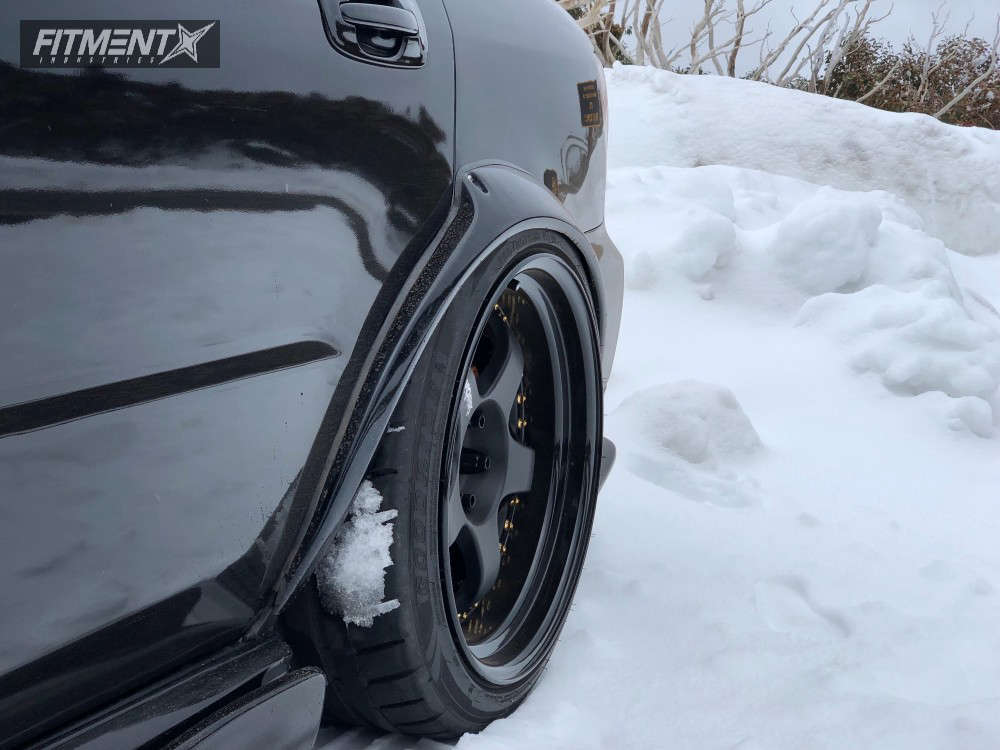 2007 Subaru WRX with 18x10.5 Work Meister S1 3p and Goodride 265x30 on ...