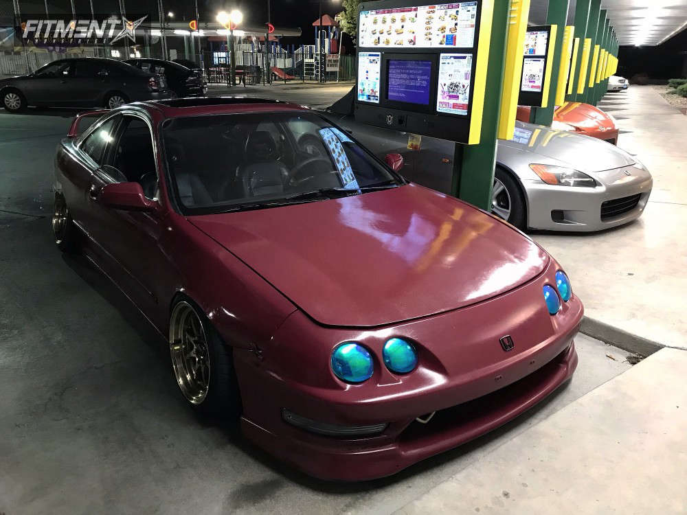 2000 Acura Integra with 15x8 F1R F03 and Toyo Tires 195x45 on Coilovers ...