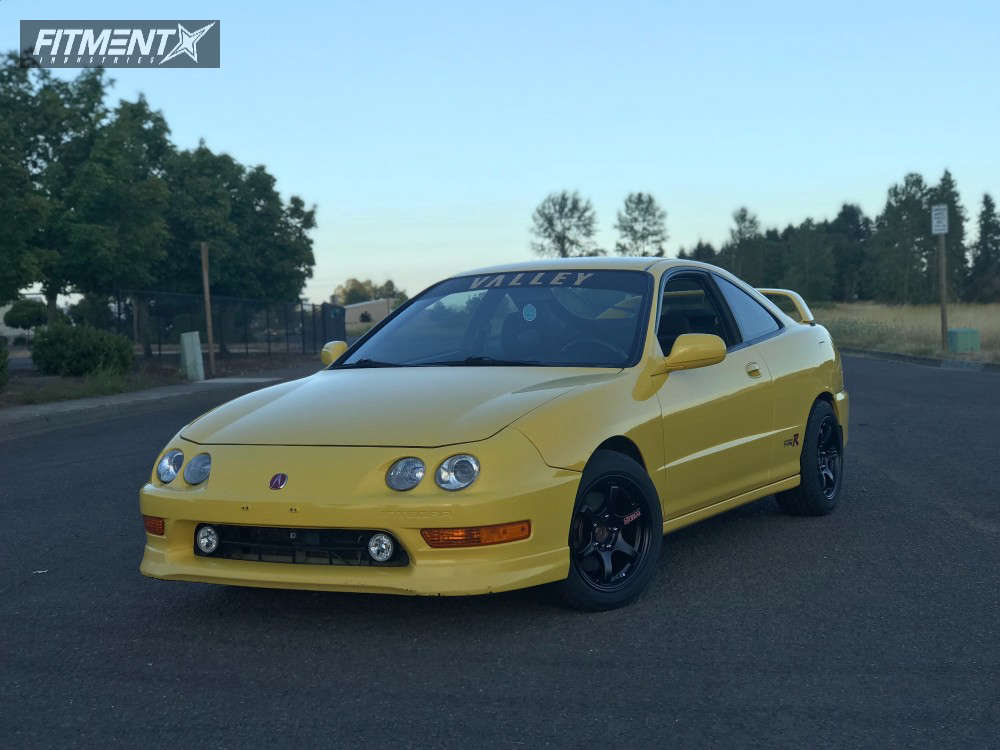 2001 Acura Integra with 15x8 Rays Engineering 57DR and Yokohama 205x55 ...