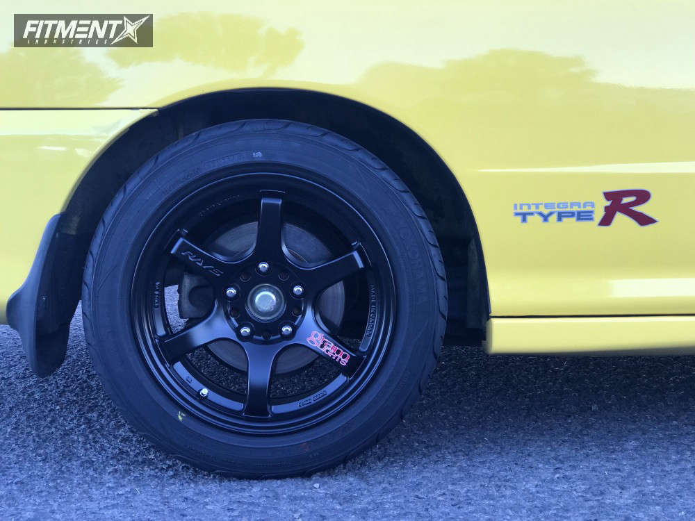 2001 Acura Integra with 15x8 Rays Engineering 57DR and Yokohama 205x55 ...