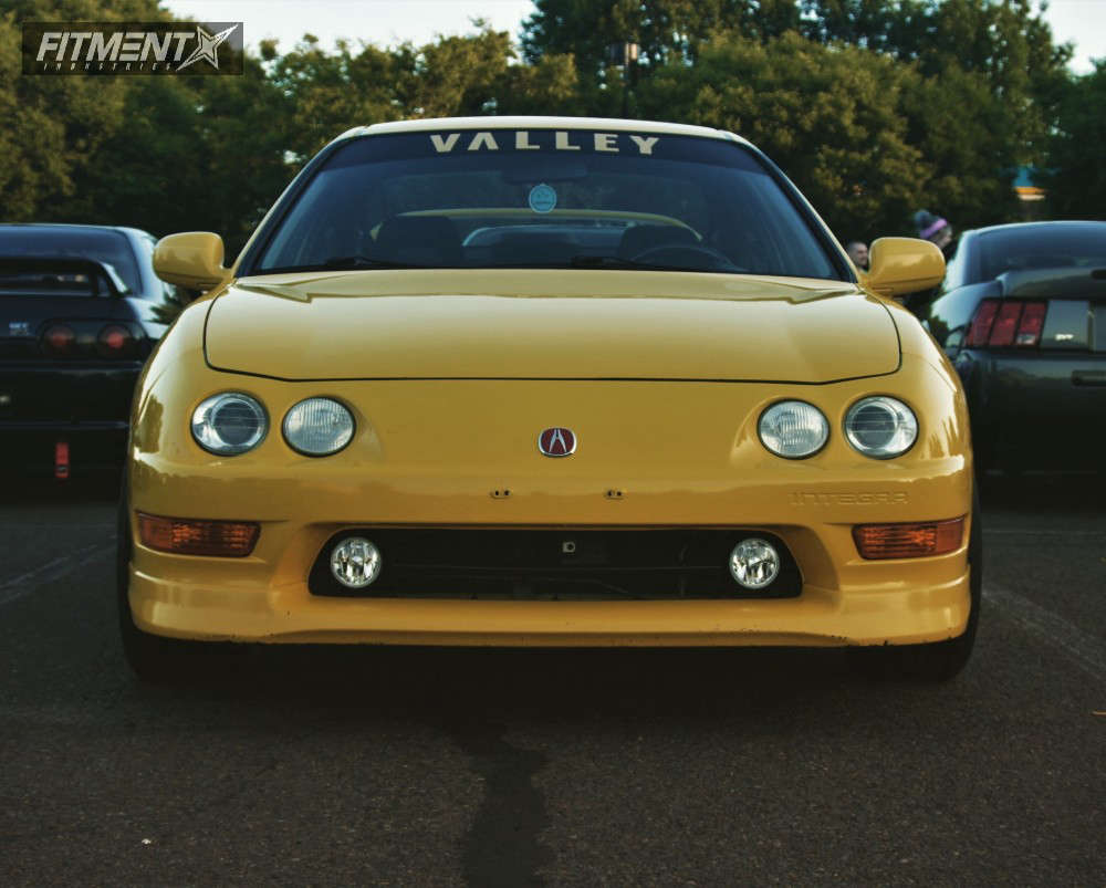 2001 Acura Integra with 15x8 Rays Engineering 57DR and Yokohama 205x55 ...