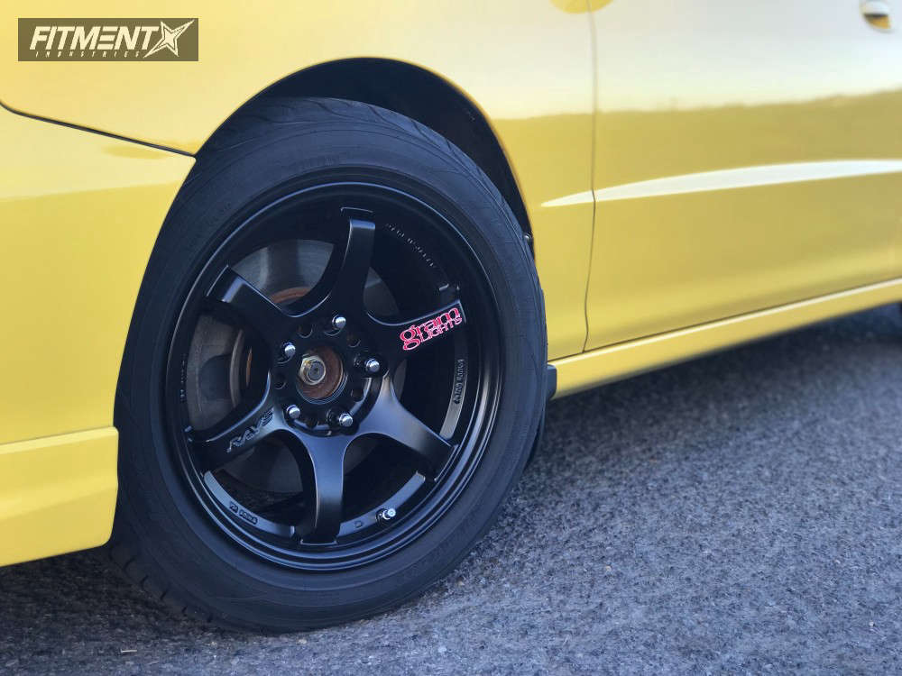 2001 Acura Integra with 15x8 Rays Engineering 57DR and Yokohama 205x55 ...