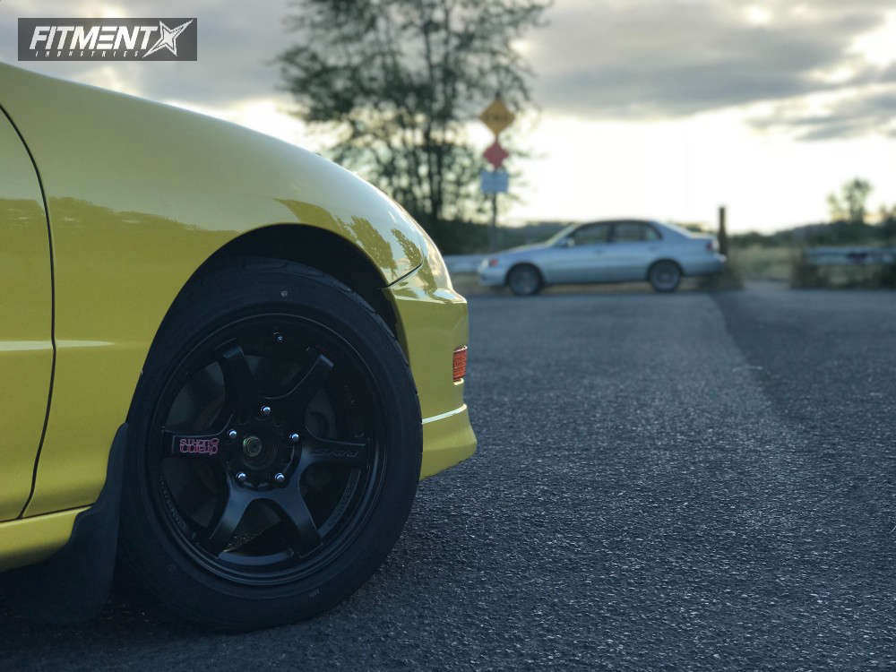 2001 Acura Integra with 15x8 Rays Engineering 57DR and Yokohama 205x55 ...