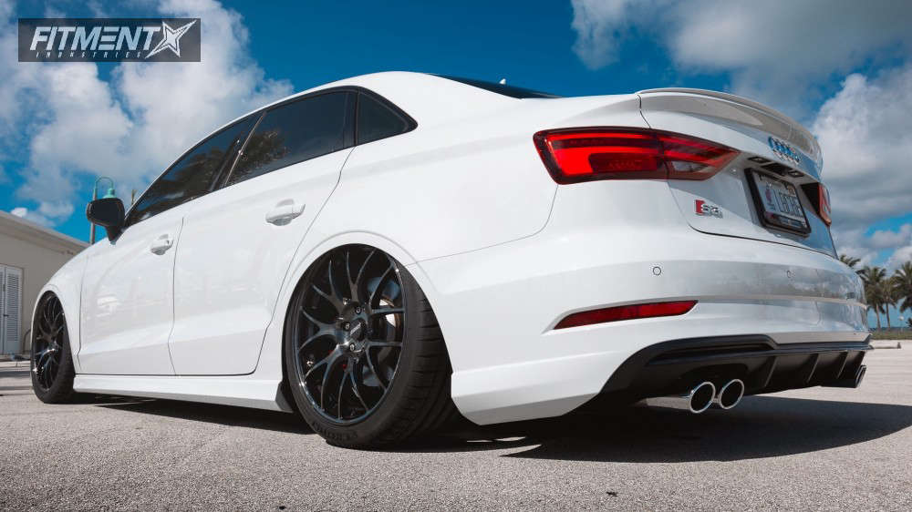 2018 Audi S3 with 19x8.5 Rays Engineering G27 Progressive Model and ...