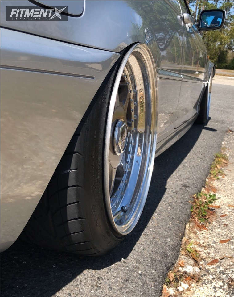 2004 BMW 3 Series with 18x10 BBS Bmw Style 19s and Nitto 215x30 on Air ...