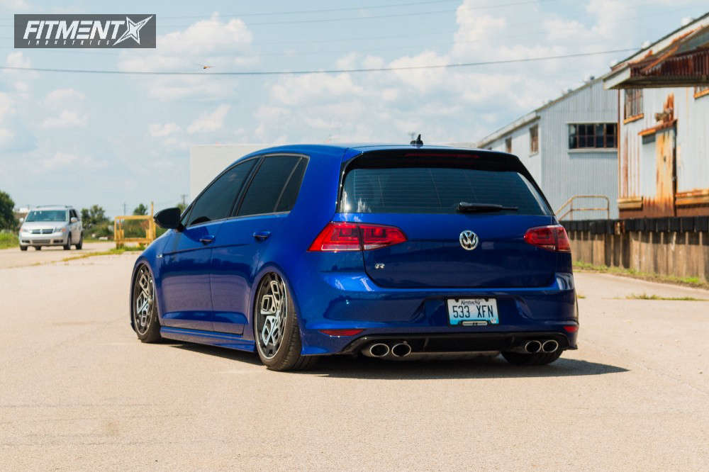 2016 Volkswagen Golf R Base with 18x8.5 Radi8 R8cm9 and Bridgestone ...