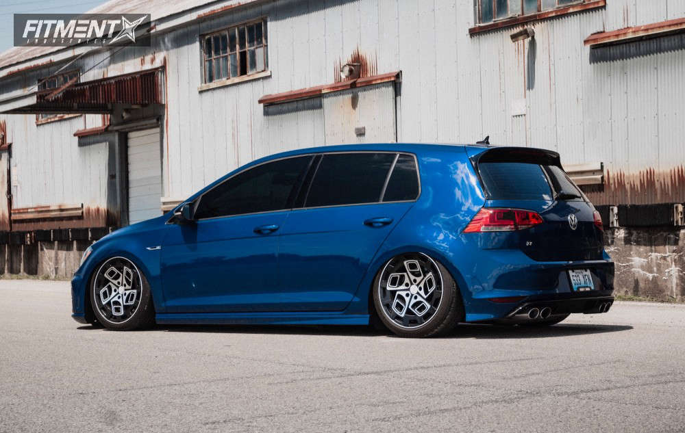 2016 Volkswagen Golf R Base with 18x8.5 Radi8 R8cm9 and Bridgestone ...