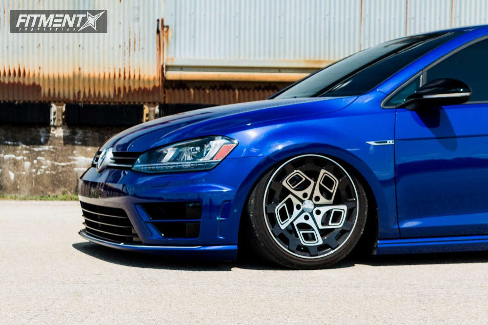 2016 Volkswagen Golf R Base with 18x8.5 Radi8 R8cm9 and Bridgestone ...