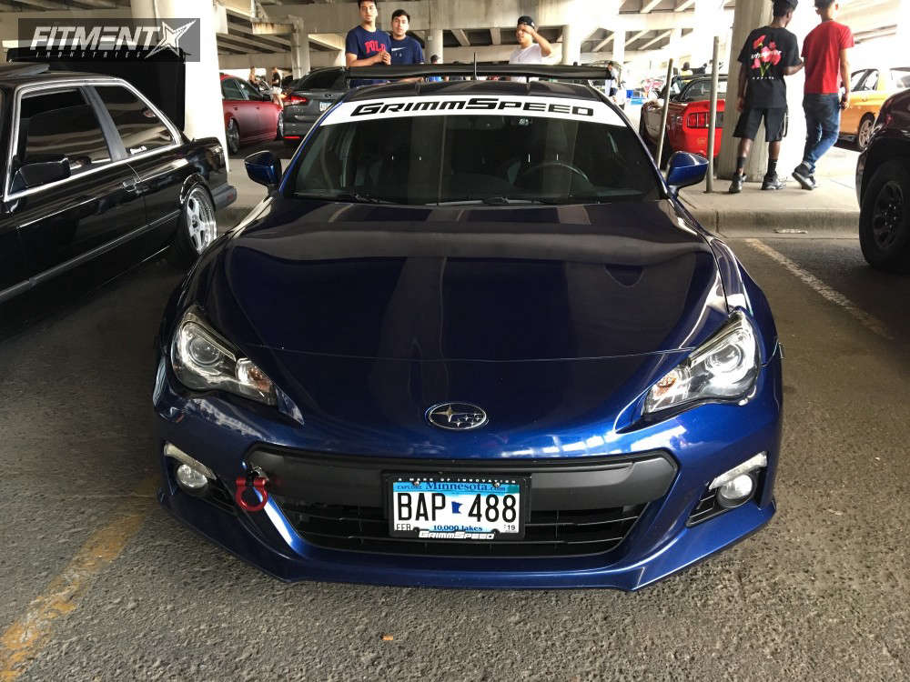 2013 Subaru BRZ Base with 18x9.5 MST Mt01 and Continental 245x35 on ...